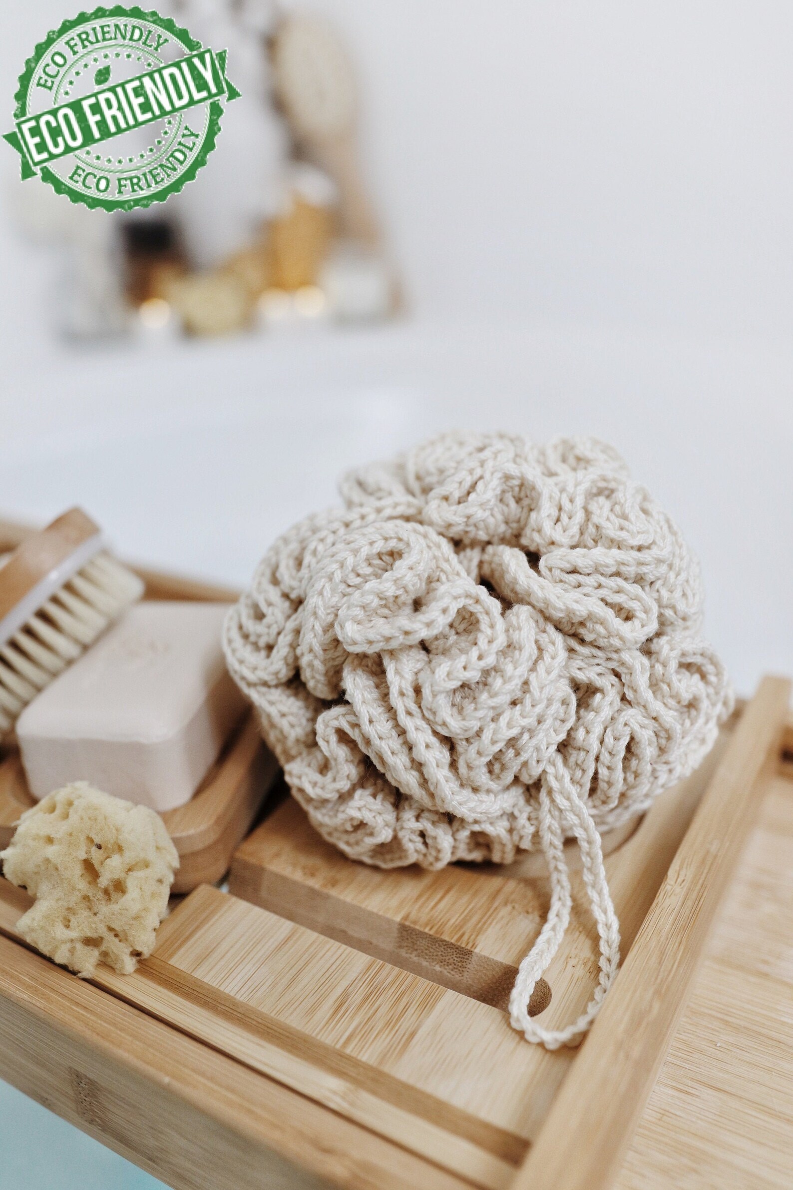 CROCHET PATTERN Loofah Crochet Pattern Bath Sponge DIY | Etsy