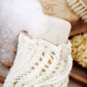 KNITTING PATTERN ⨯ Soap Saver Knit Pattern, Easy Soap Bag Knitting ...