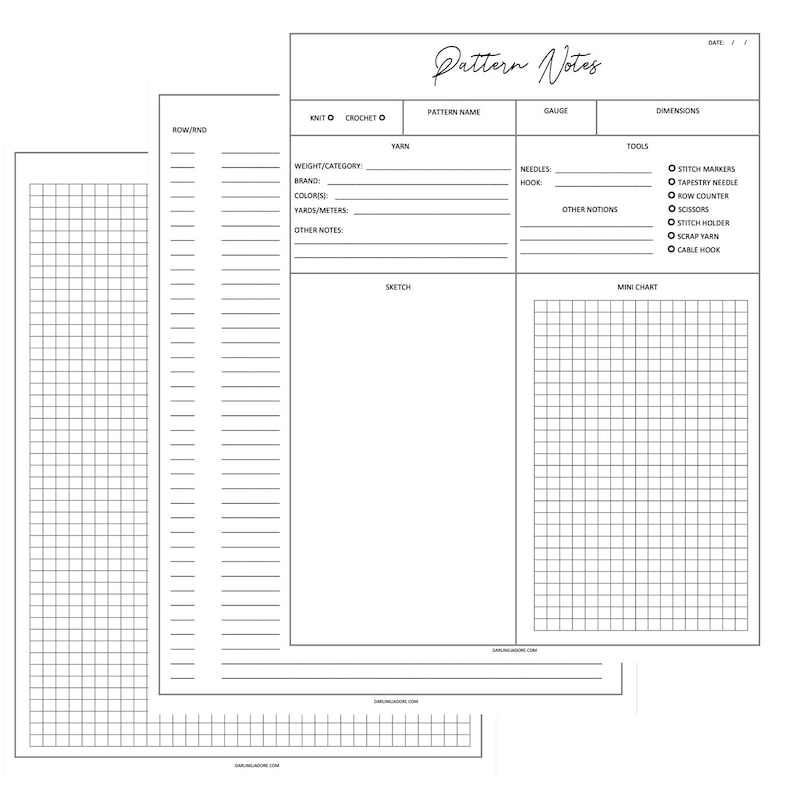 Pattern Templates - Etsy