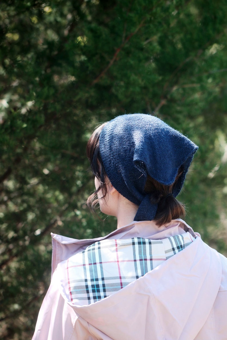 KNITTING PATTERN Small Triangle Scarf Knitting Pattern Knit - Etsy