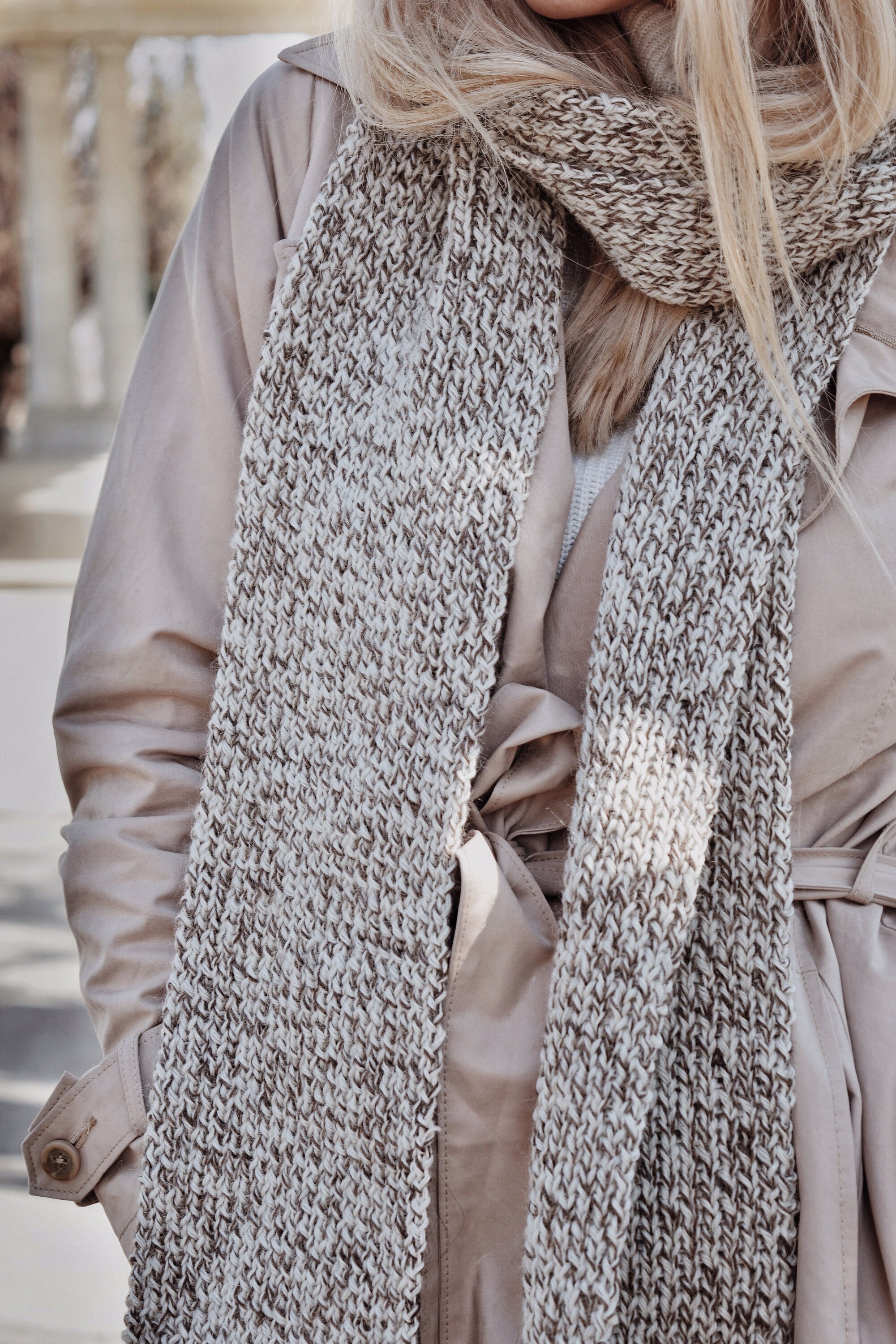 KNITTING PATTERN Classic Scarf Women Scarf Knitting | Etsy