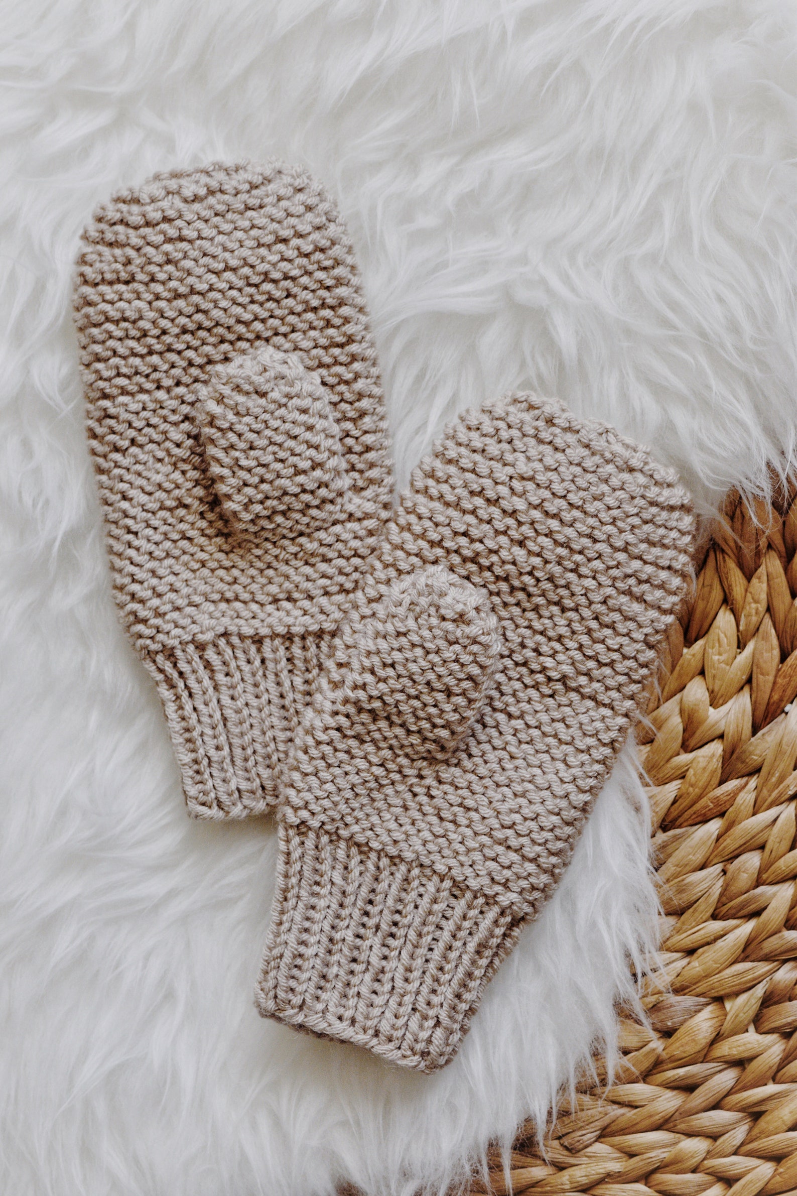 KNITTING PATTERN Easy Mittens Knitting Pattern Cozy Mittens - Etsy