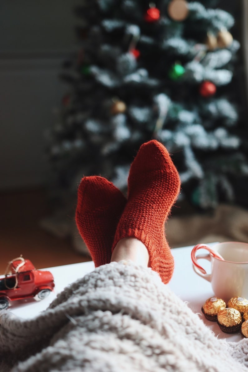 KNITTING PATTERN ⨯ Easy Ankle Socks Knitting Pattern ⨯ Beginner Socks ...