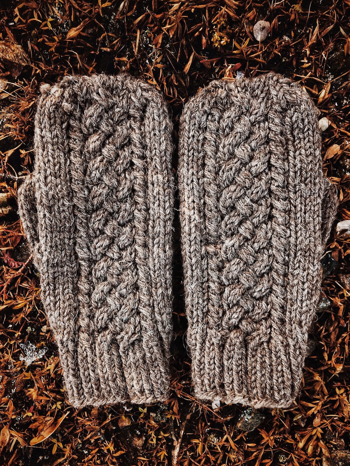 KNITTING PATTERN Cable Knit Mittens Knitting Pattern Cable - Etsy