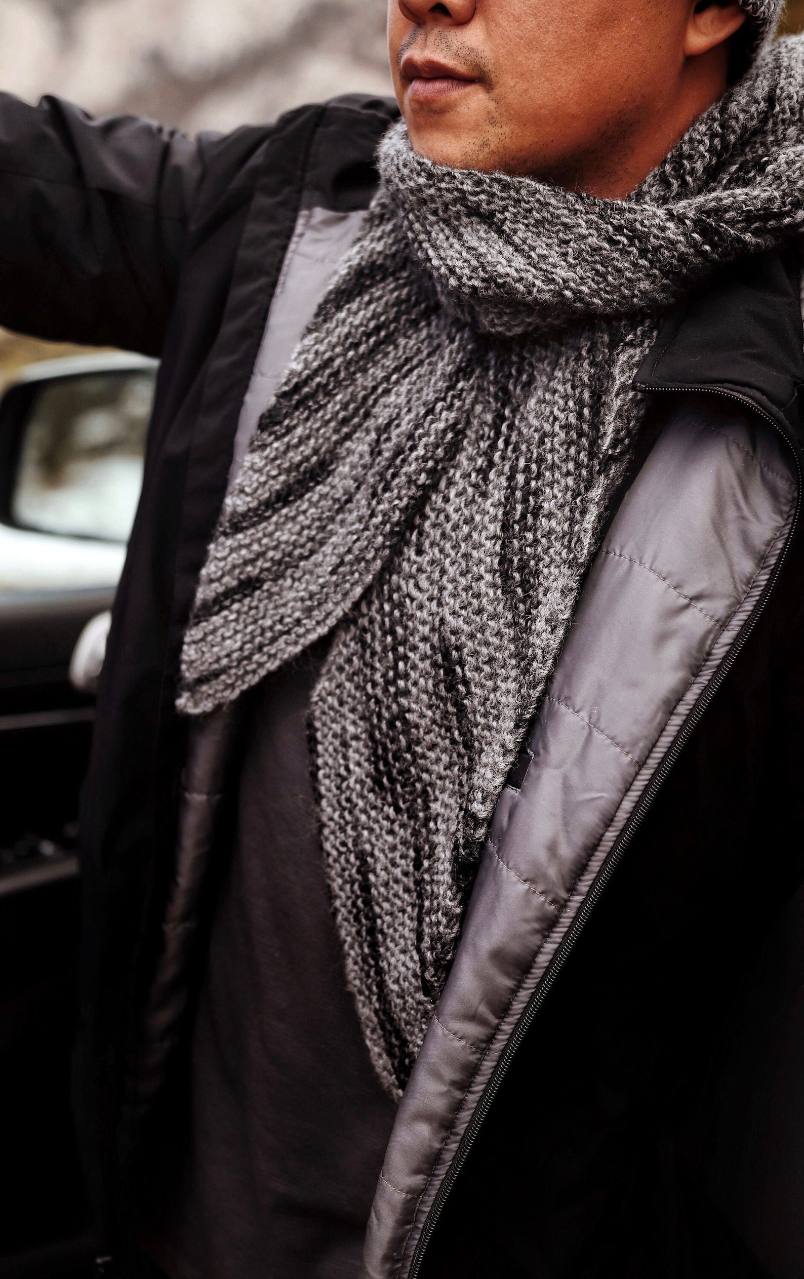 KNITTING PATTERN ⨯ Men's Scarf Knitting Pattern, Easy Scarf Knitting ...