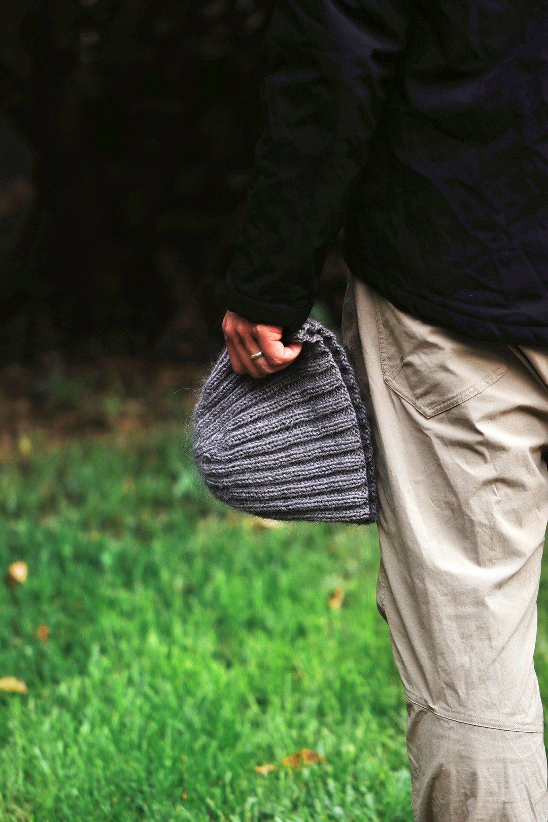 KNITTING PATTERN Ribbed Beanie Knit Pattern, Mohair Hat Knit Pattern ...