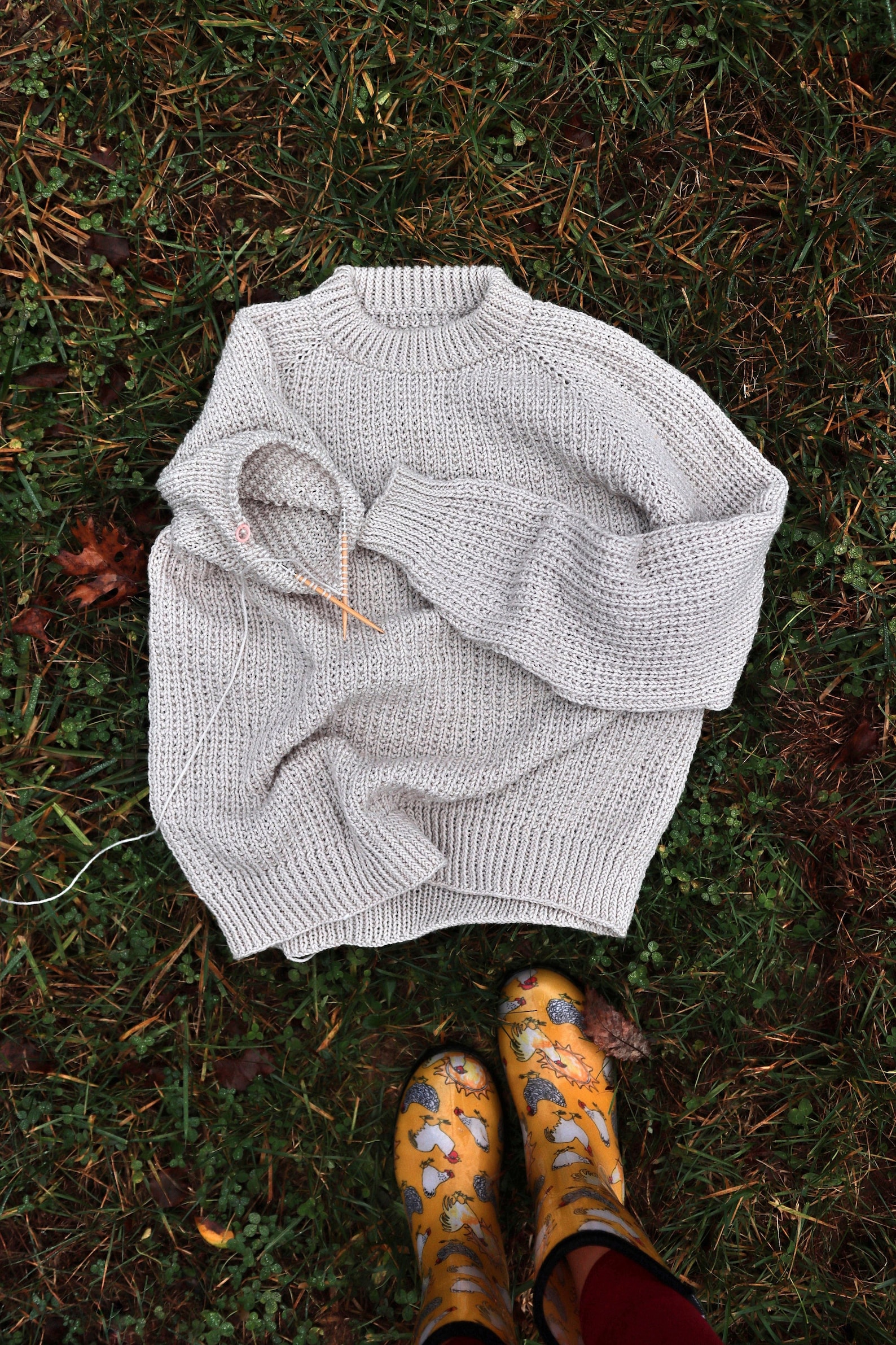 KNITTING PATTERN ⨯ Textured Sweater Knitting Pattern, Raglan Knit ...
