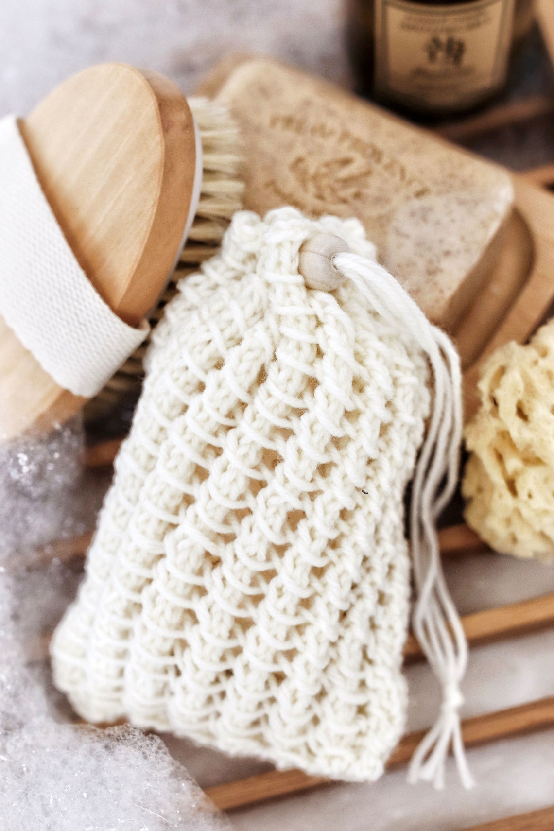 KNITTING PATTERN Soap Saver Knit Pattern Easy Soap Bag - Etsy