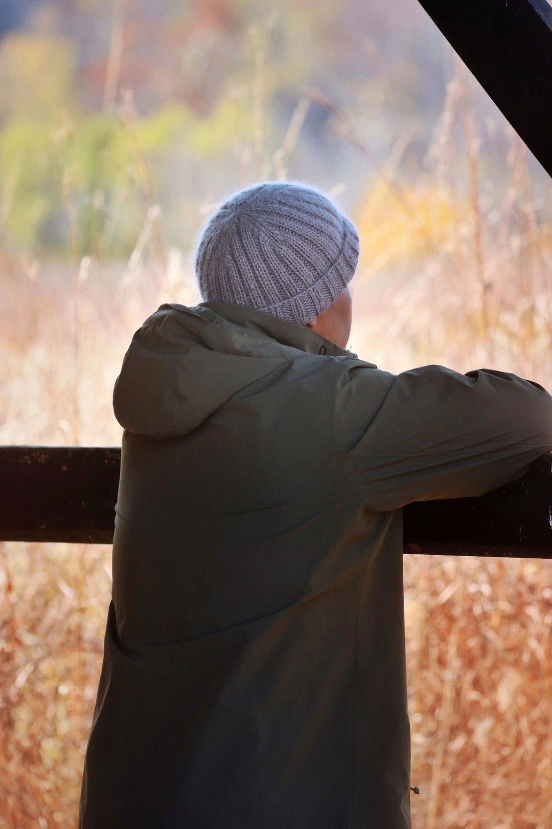 KNITTING PATTERN ⨯ Ribbed Beanie Knit Pattern, Mohair Hat Knit Pattern ...