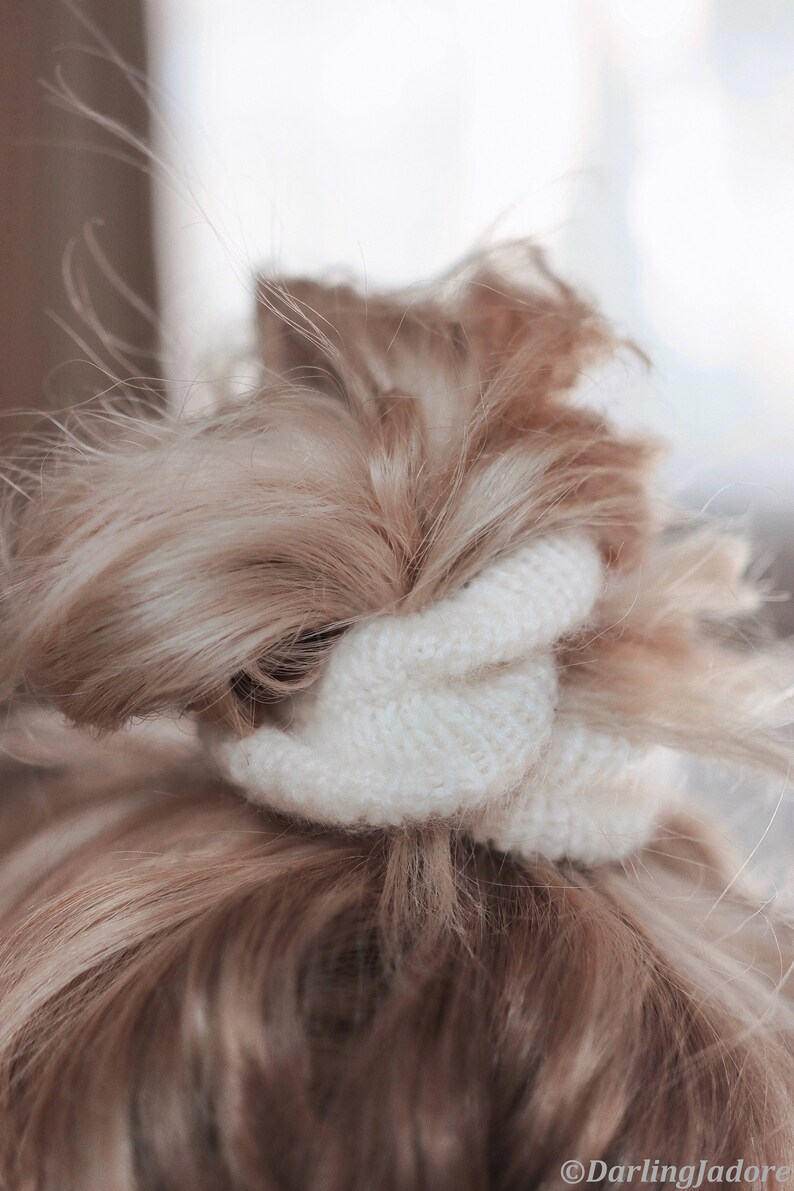 KNITTING PATTERN Classic Scrunchie Knitting Pattern Hair - Etsy