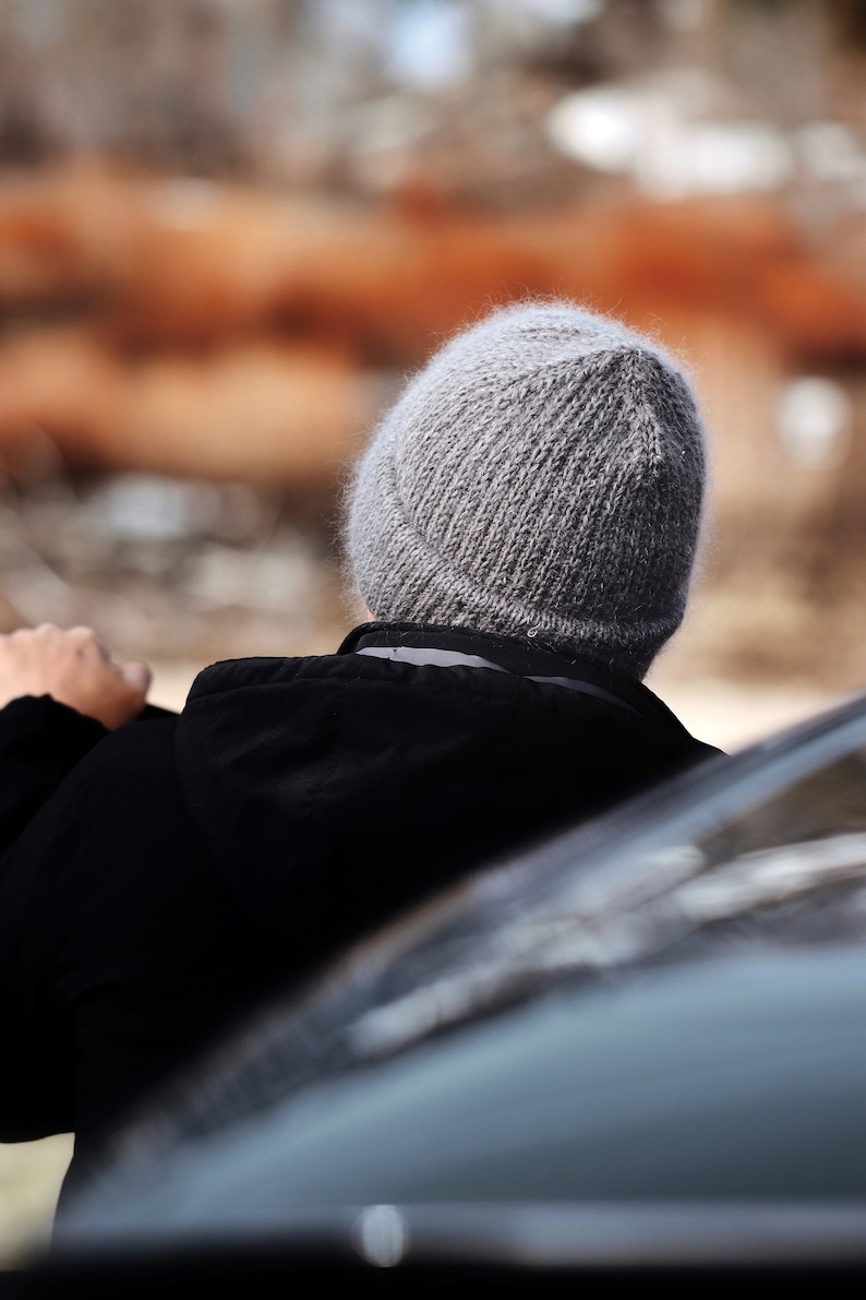 KNITTING PATTERN Men's Knit Beanie Hat Knitting Pattern - Etsy