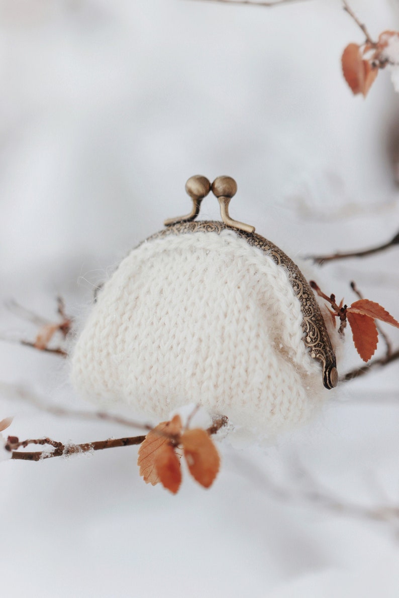 KNITTING PATTERN ⨯ Coin Purse Knit Pattern, Easy Knitting Pattern ...