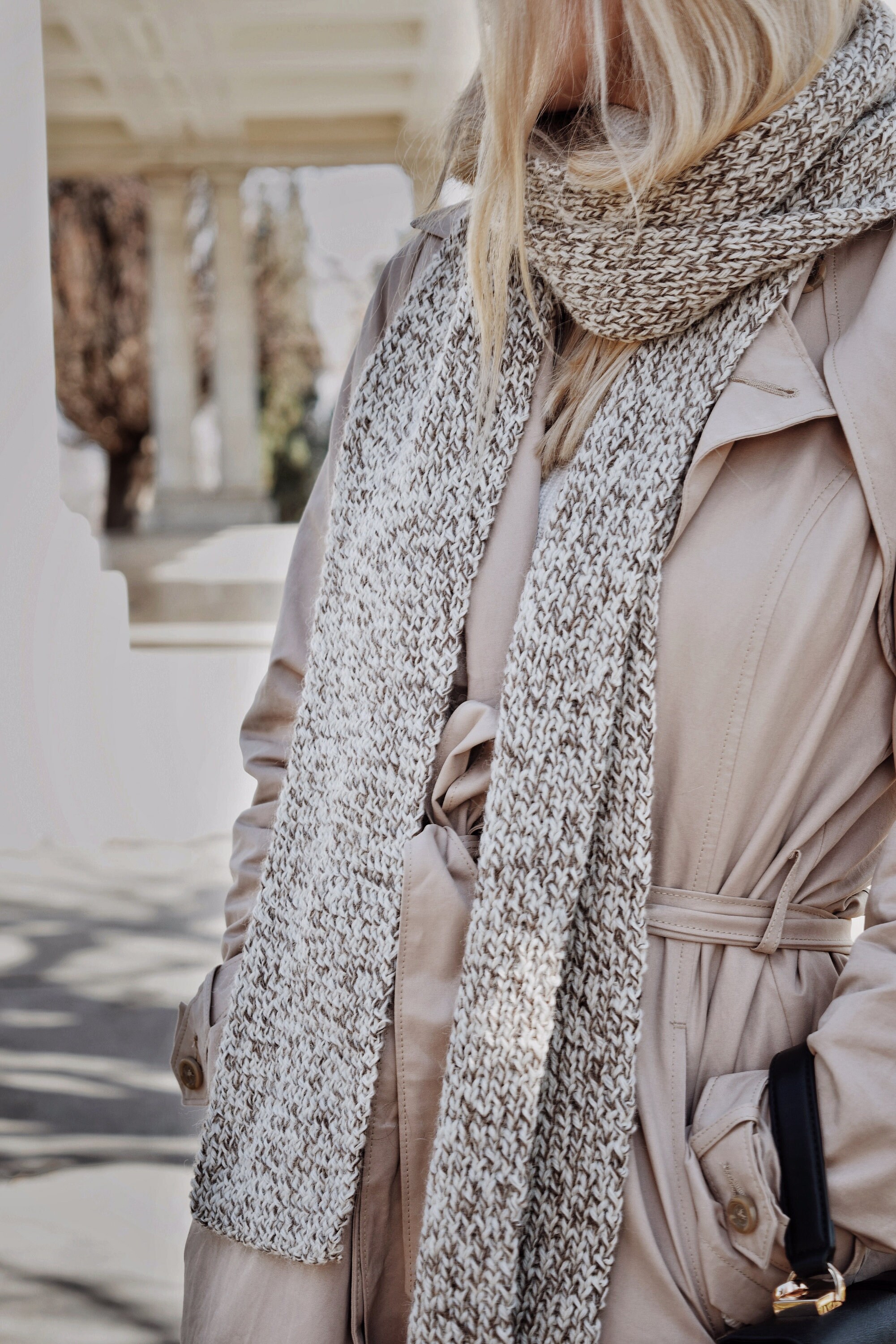 KNITTING PATTERN Classic Scarf Women Scarf Knitting | Etsy