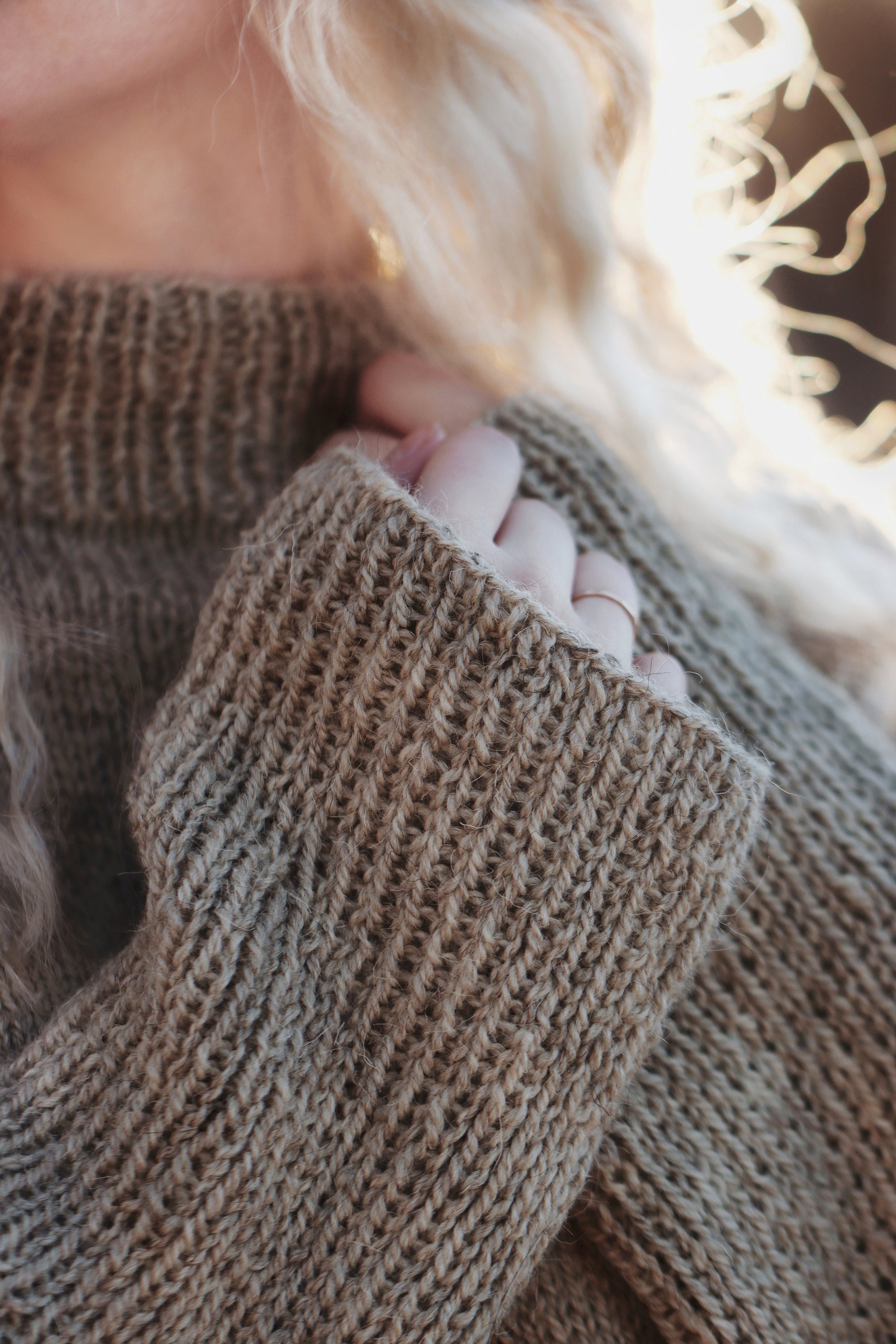 KNITTING PATTERN Sweater Knitting Pattern Chunky Knit - Etsy