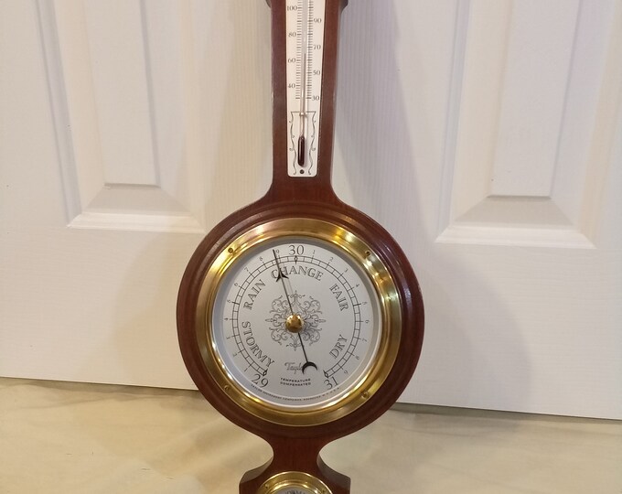Taylor Weather Instrument: Barometer, Thermometer, Hygrometer, Solid ...