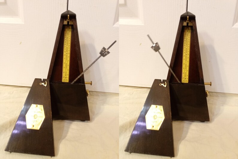 Fully Serviced Restored Antique Wood Bell Metronome De Maelzel Seth ...
