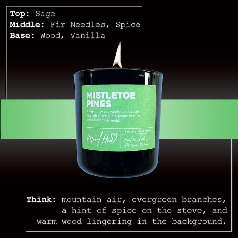 Mistletoe Pines – Romantic Winter Soy Candle | Valentine’s Gift - Etsy