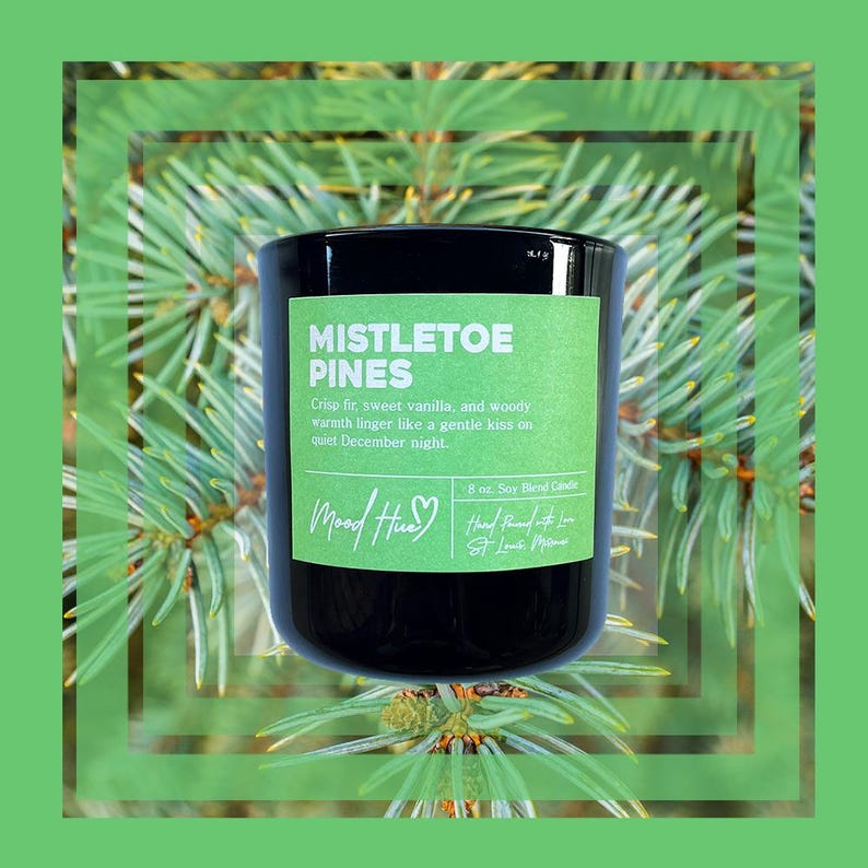 Mistletoe Pines – Romantic Winter Soy Candle | Valentine’s Gift - Etsy