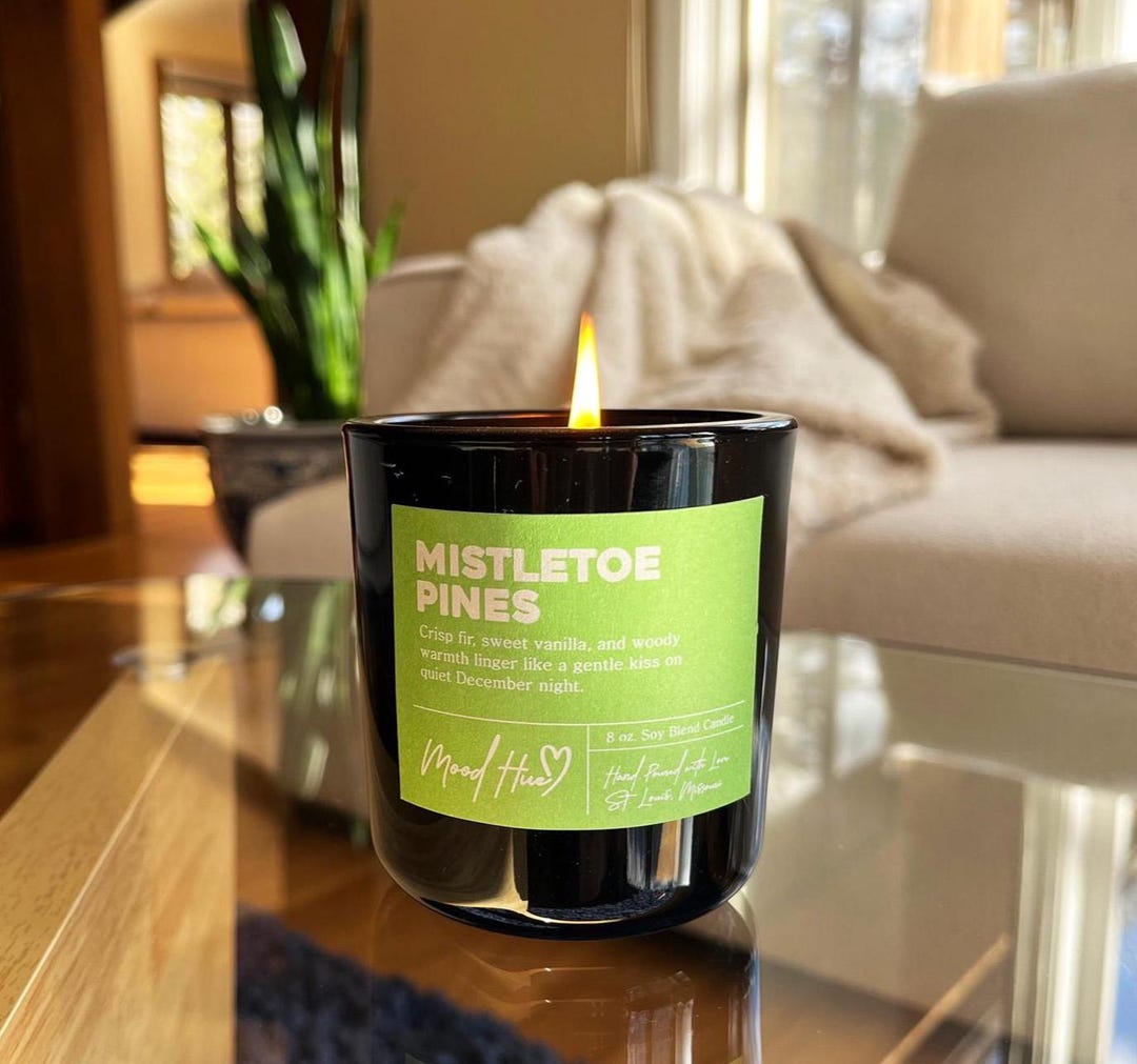 Mistletoe Pines – Romantic Winter Soy Candle | Valentine’s Gift - Etsy