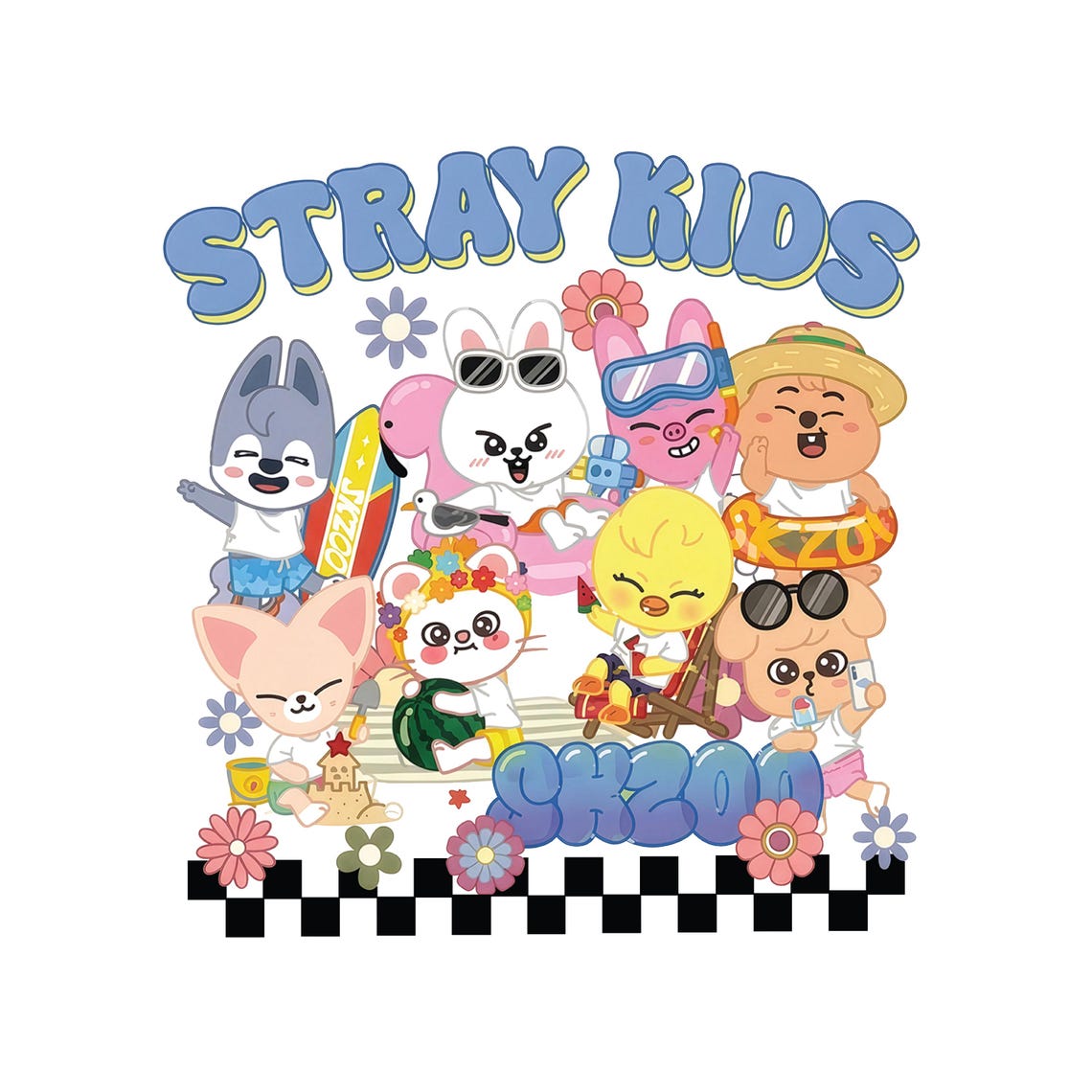 Stray Kids SKZOO PNG Clipart | Kpop Fan Art (digital Download) - Etsy