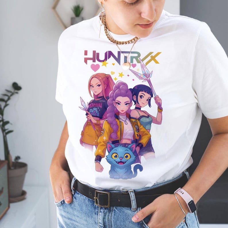 Kpop Huntrix & Saja Girls PNG Clipart | Demon Hunters Fan Art (digital ...