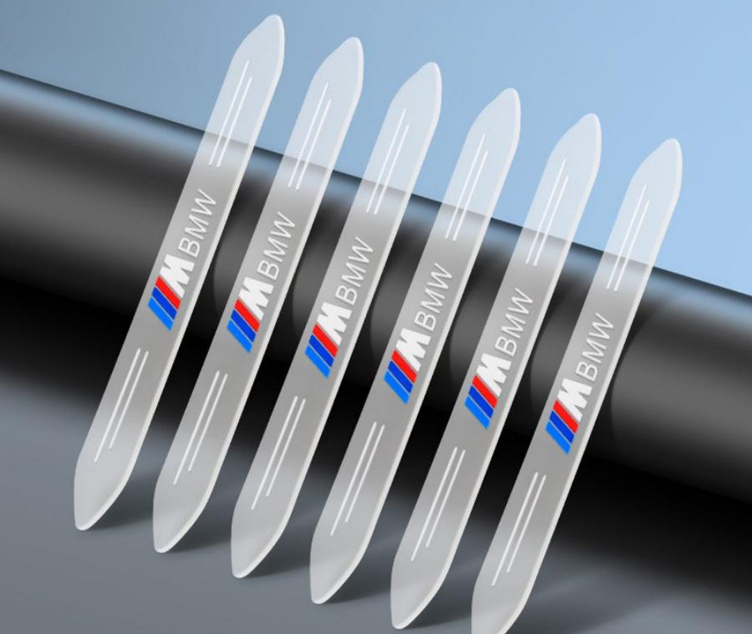 6 Pieces BMW M Car Door Protective Scratch and Impact Protection Strip ...