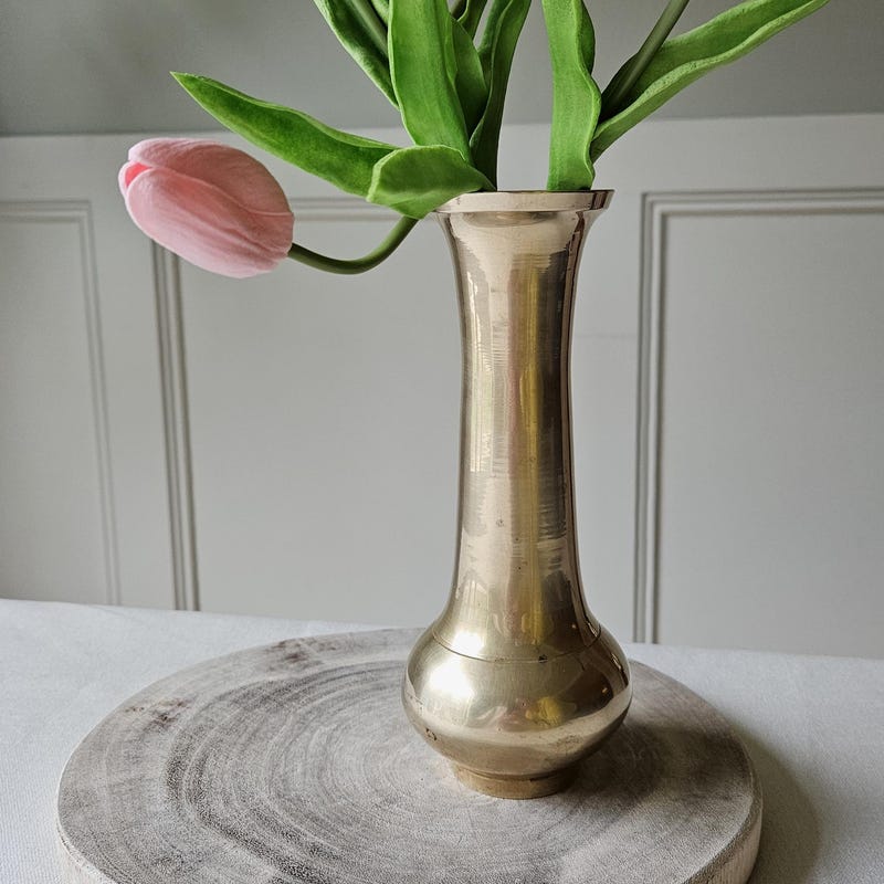 Brass Vase - Etsy