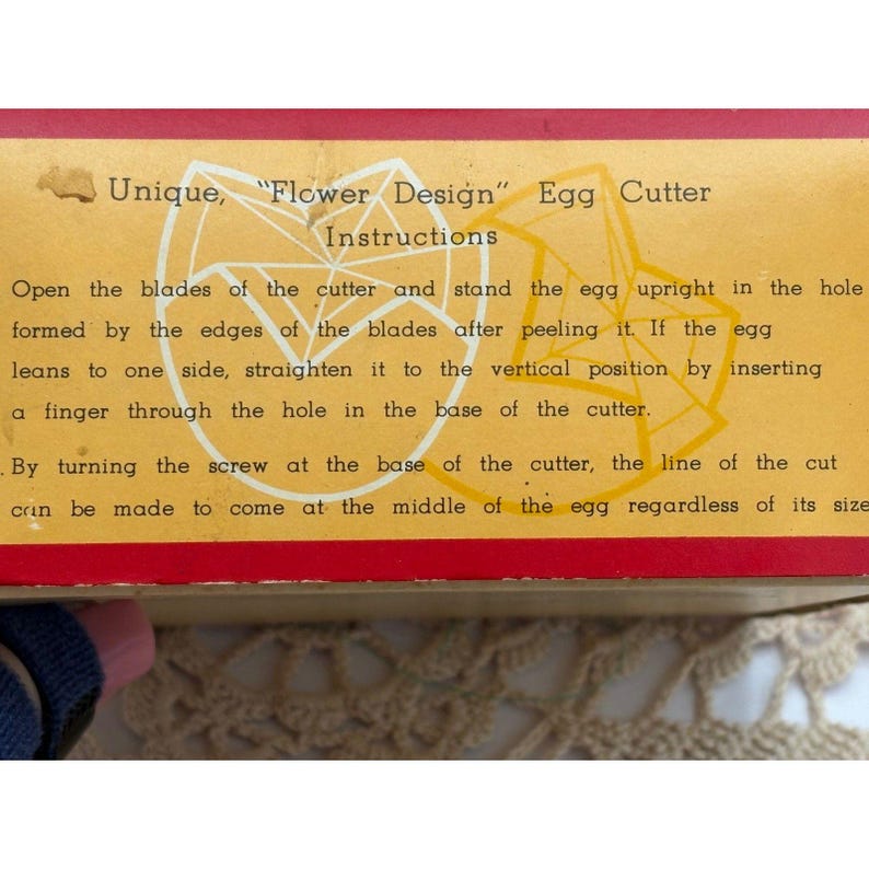 Vintage Flower Egg Cutter Deluxe 1950s Deviled Eggs Kitchen Serving ...