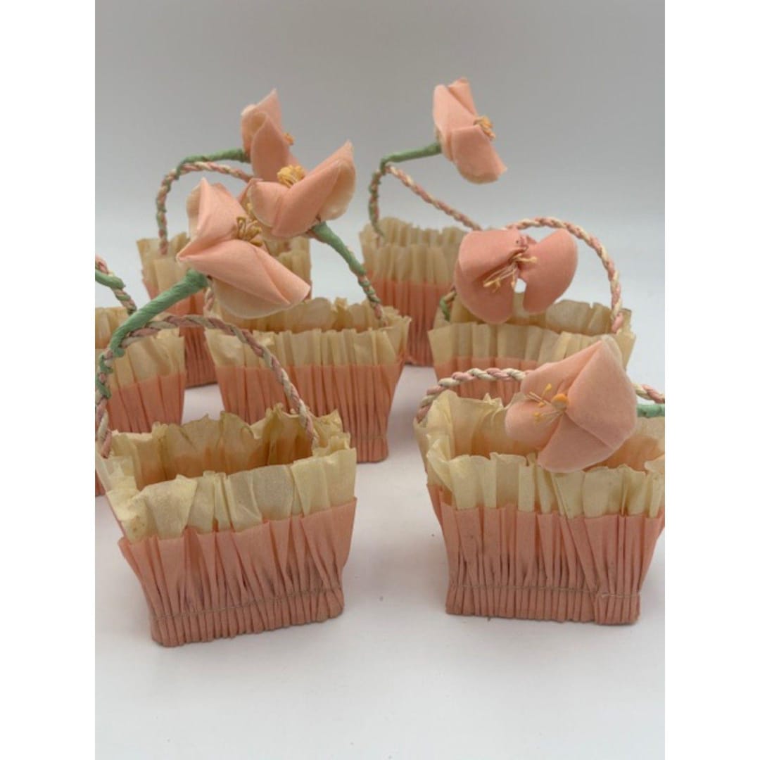 Vintage Crepe Paper Candy or Nut Cup Party Favor 1930s Wedding Decor - Etsy