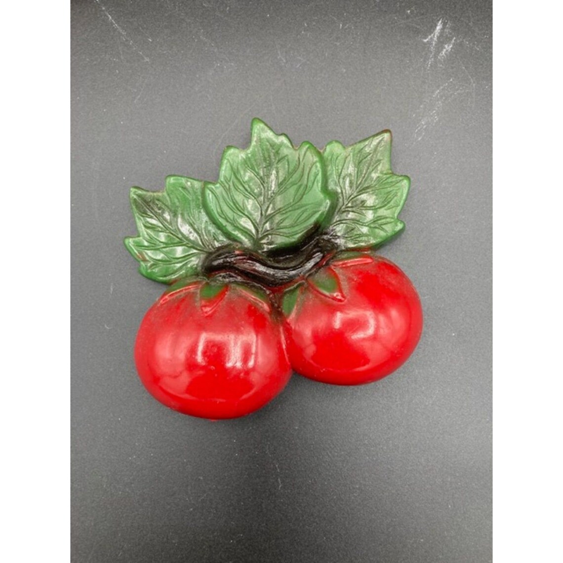 Vintage Kitsch Chalkware Vegetables 50s Kitchen Wall Decor Plaques ...