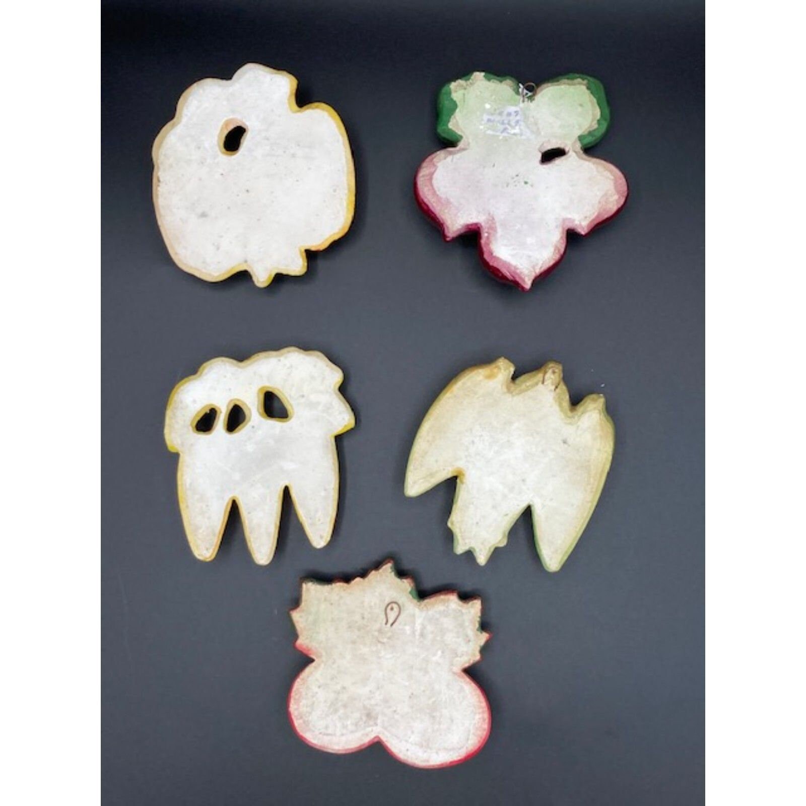 Vintage Kitsch Chalkware Vegetables 50s Kitchen Wall Decor Plaques ...