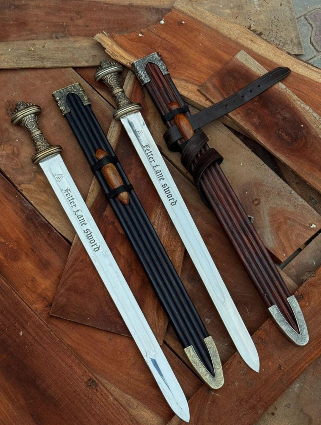 Fetter Lane Anglo-saxon Sword Replica - Hand-forged Viking Era ...