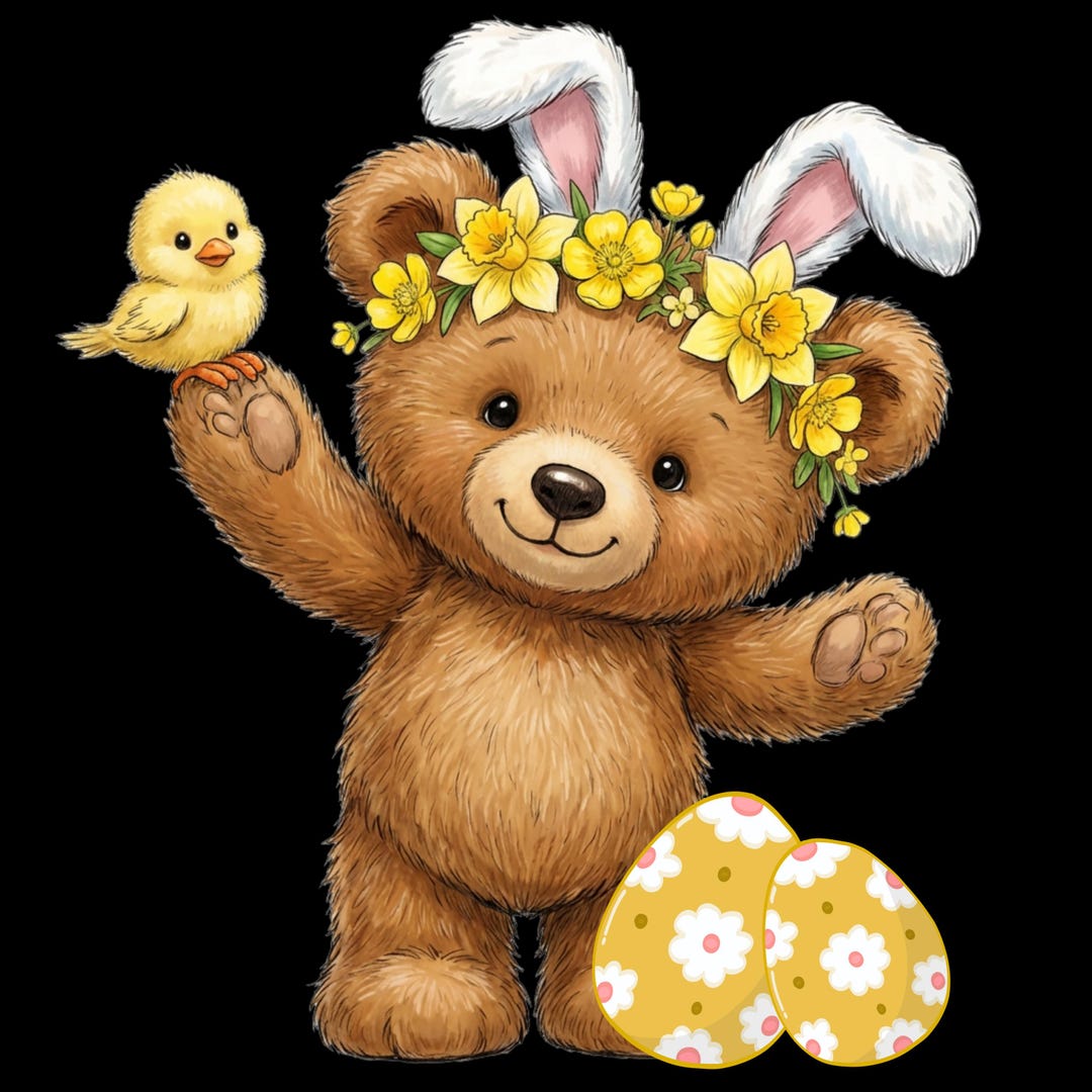 Easter Bear PNG Clipart Set (digital Download - Etsy