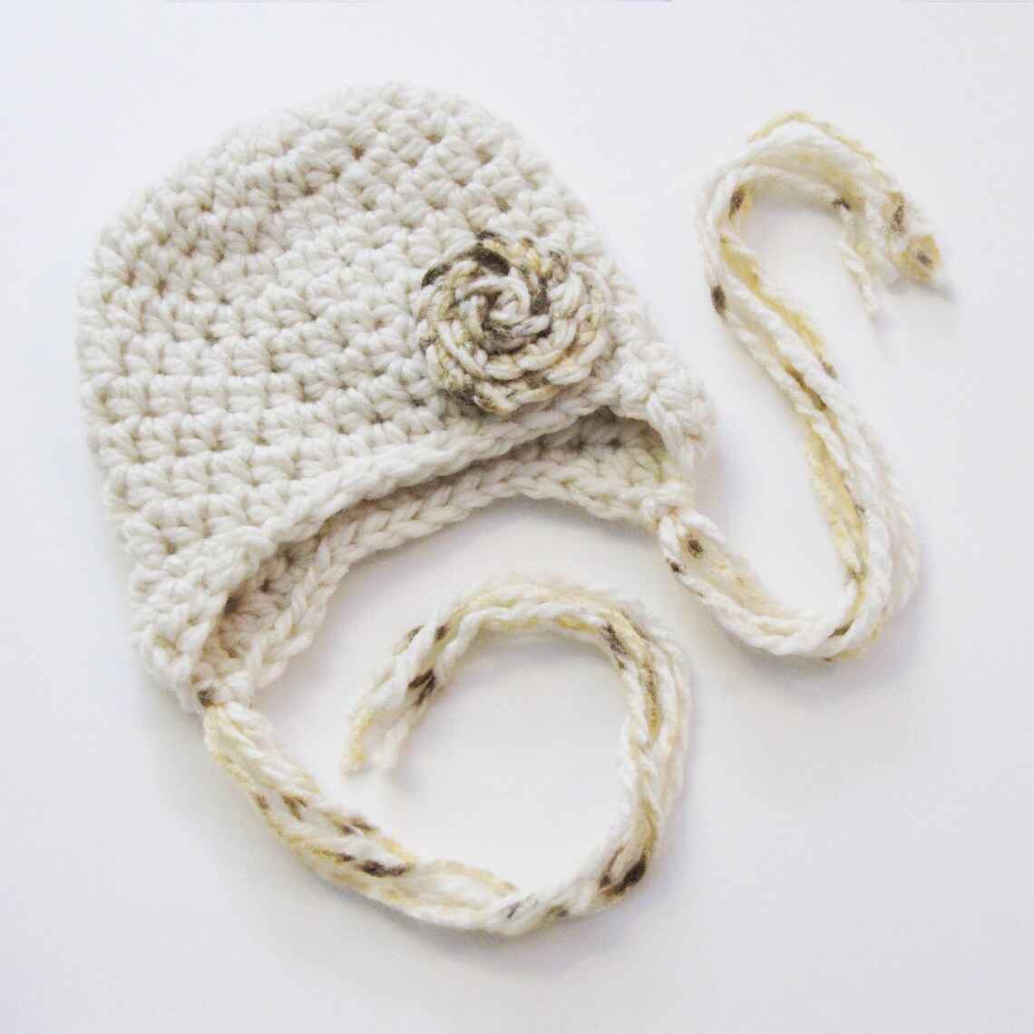 Simply Swirls Earflap Hat CROCHET PATTERN Instant Download - Beanie - Etsy