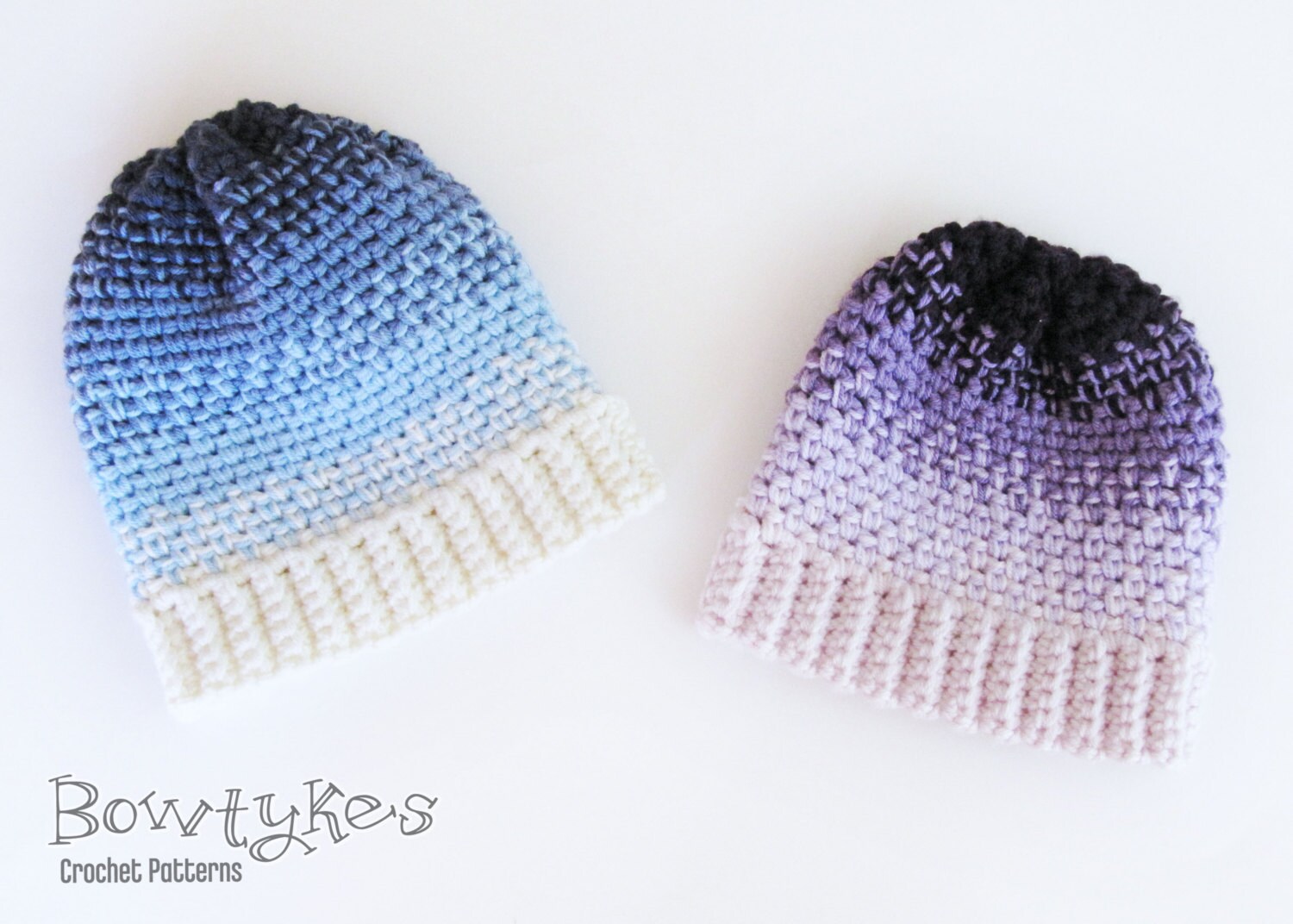 Gradient Slouch CROCHET PATTERN Instant Download Rainbow - Etsy