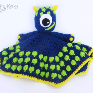Monster Lovey CROCHET PATTERN Instant Download - Blankey, Blankie ...
