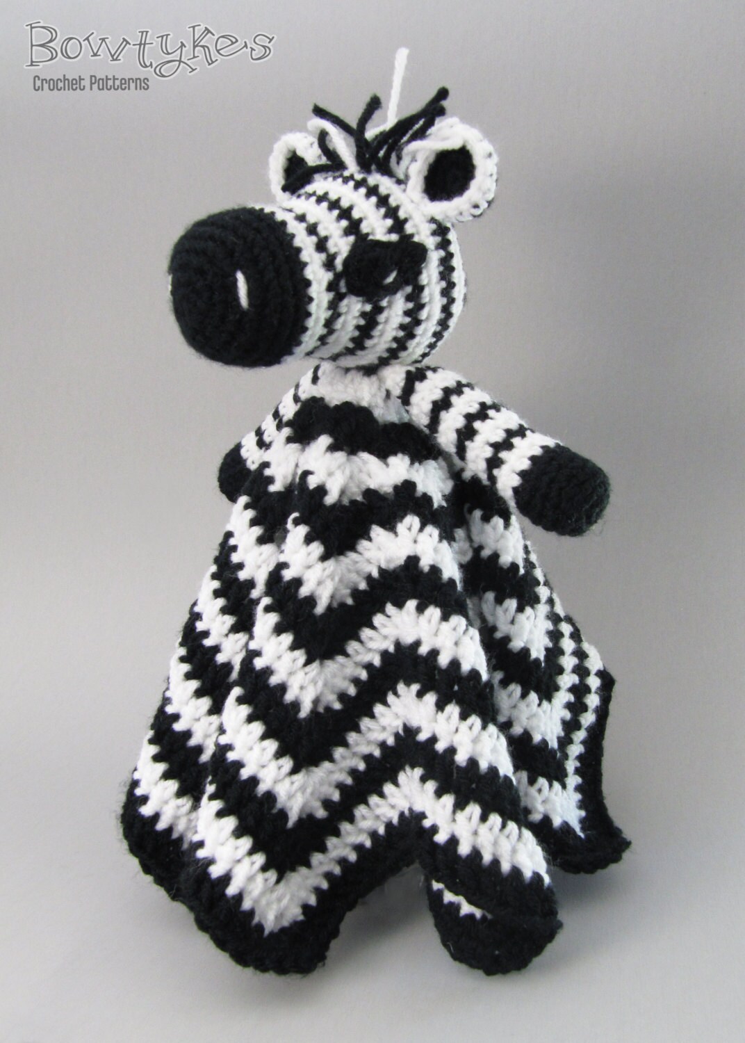 Zany Zebra Lovey CROCHET PATTERN Instant Download Blankey - Etsy Canada