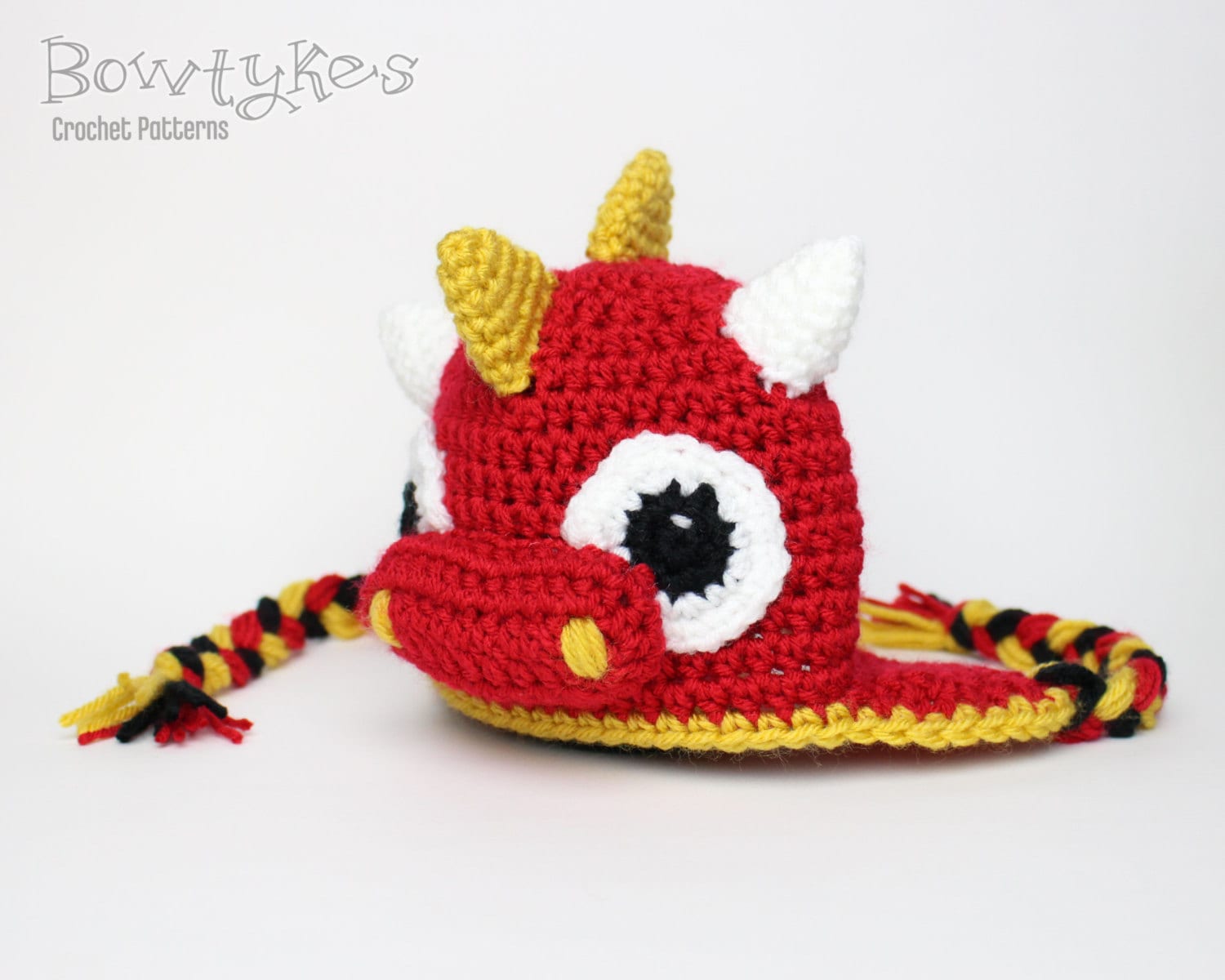 Dragon Earflap Hat CROCHET PATTERN Instant Download or - Etsy