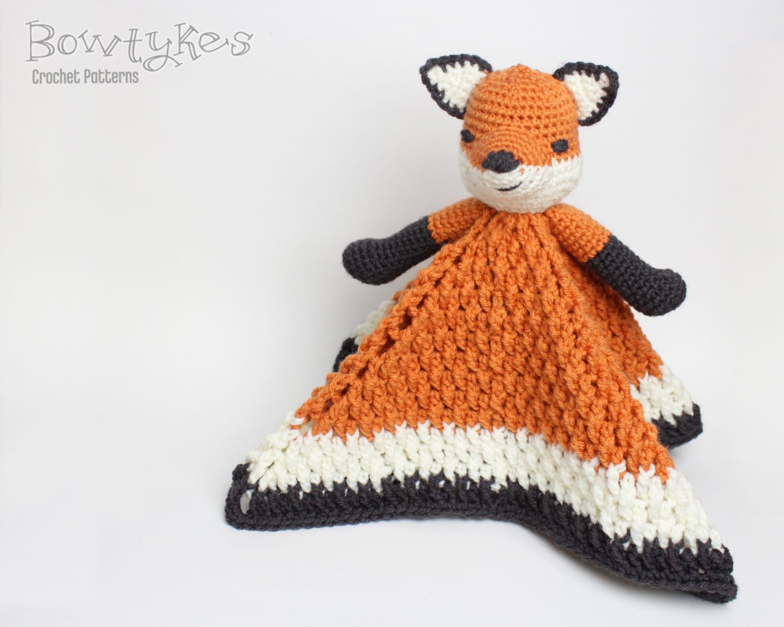 Foxy Fox Lovey CROCHET PATTERN Instant Download Blankey - Etsy