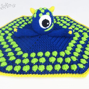 Monster Lovey CROCHET PATTERN Instant Download - Blankey, Blankie ...