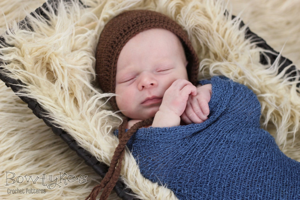 Plain Jane Bonnet CROCHET PATTERN Instant Download - Etsy