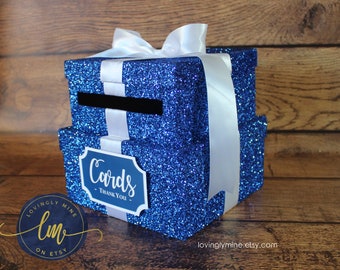 2 tiered card box | Etsy