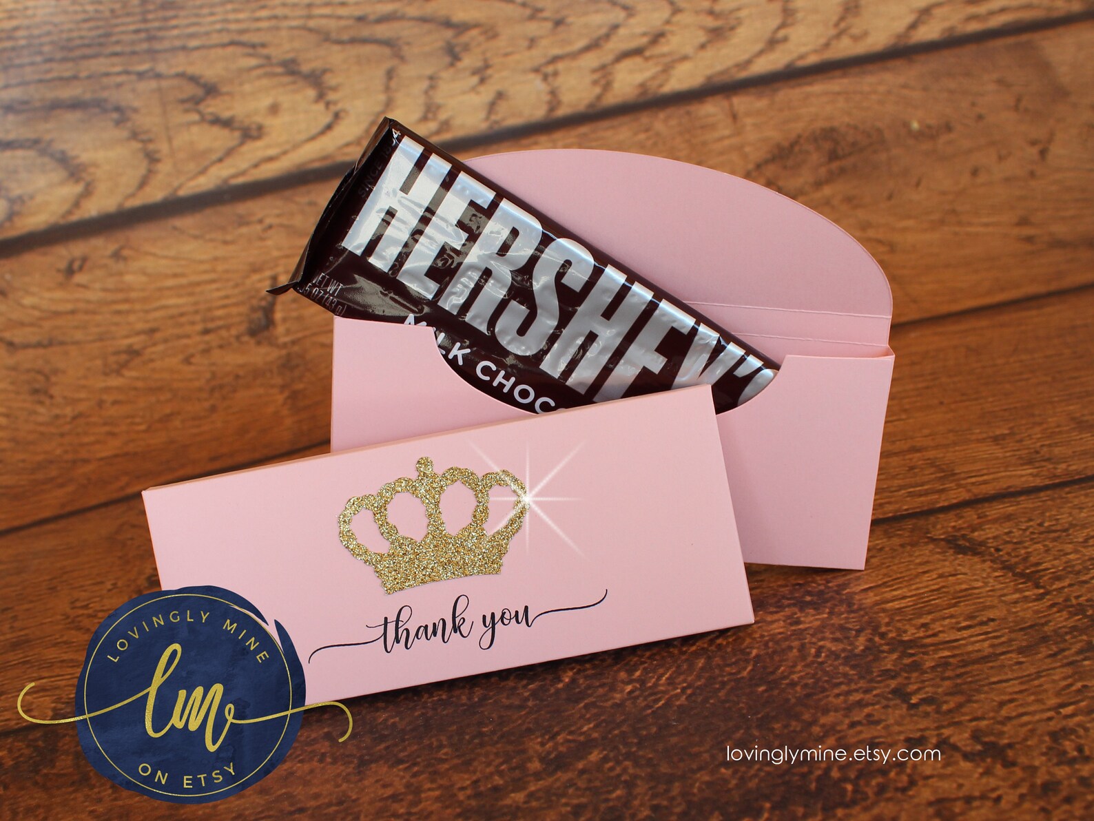 Princess Chocolate Bar Favor Boxes Custom Printed Blush Pink - Etsy