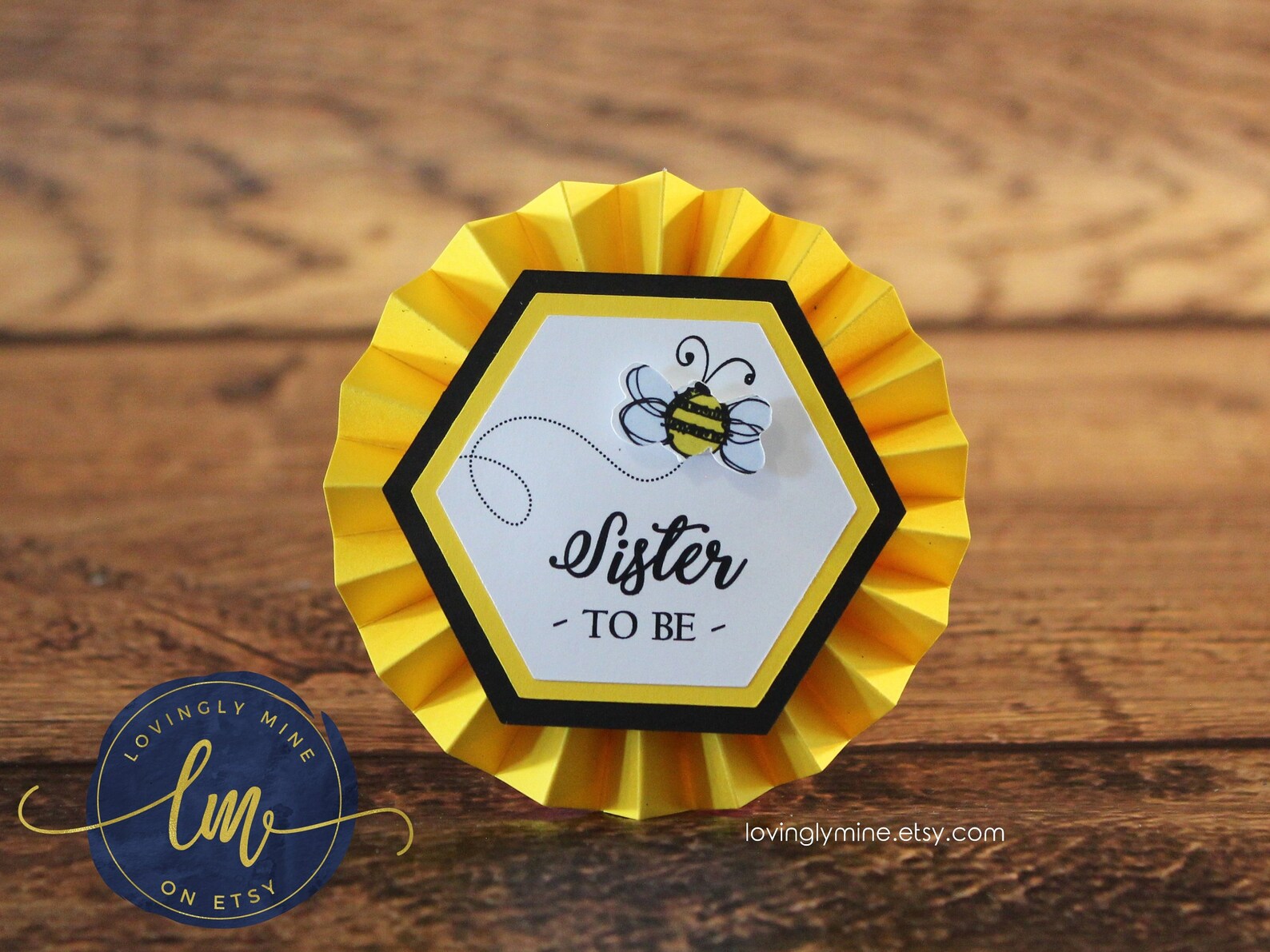 Small Name Tags/corsages Bumble Bee Yellow Black & White - Etsy