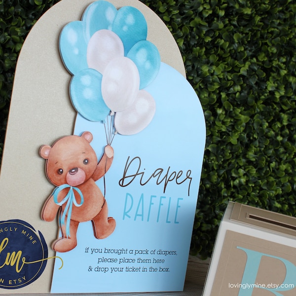 Blue Diaper Raffle - Etsy