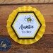 Name Tags/corsages Bumble Bee Yellow Black & White Baby - Etsy