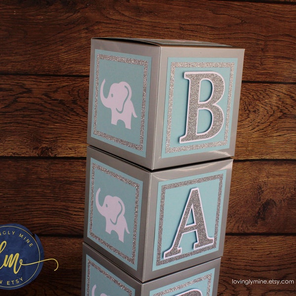 Pastel Baby Blocks - Etsy