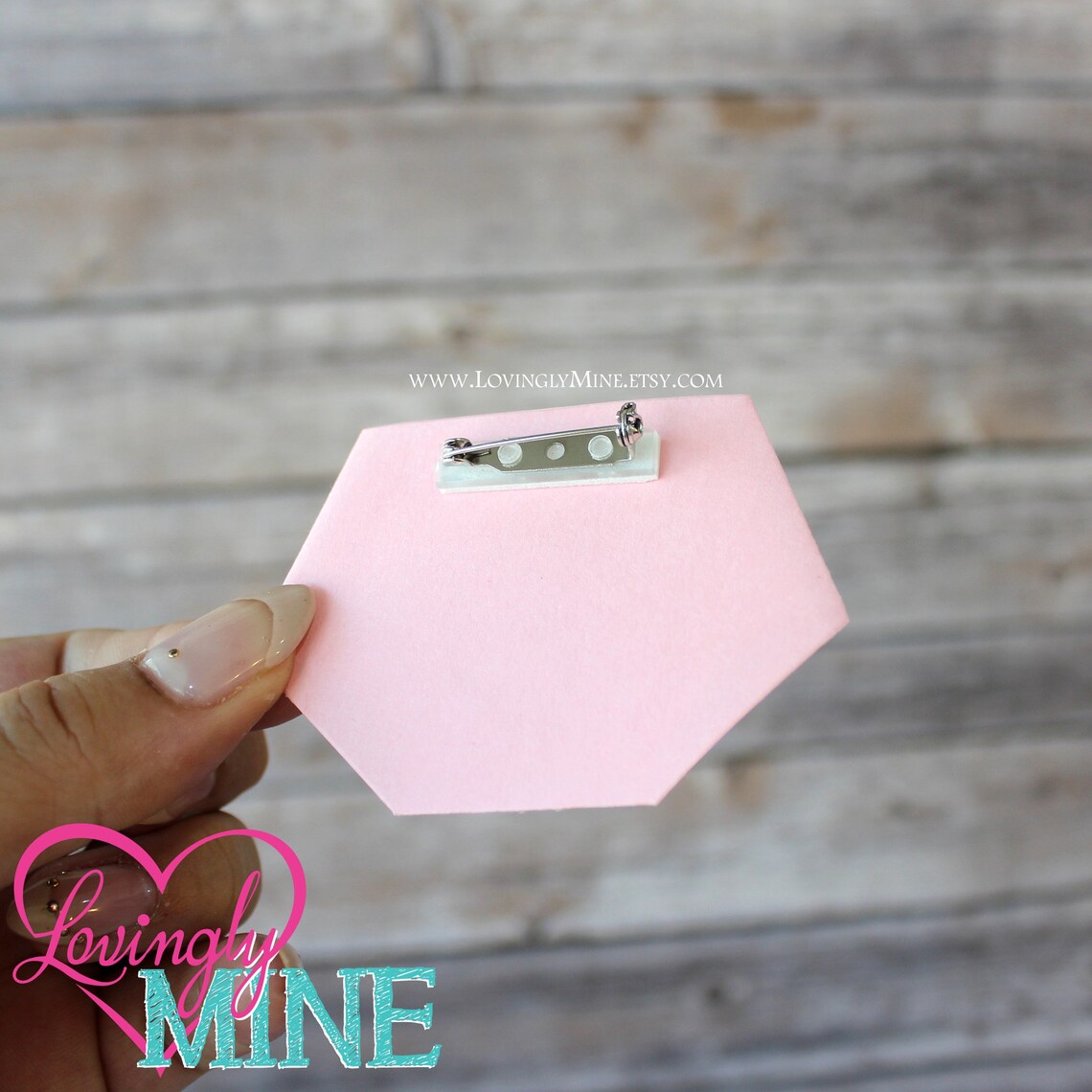 Mini Diaper Pins in Baby Pink Diaper Pins With White Bows | Etsy