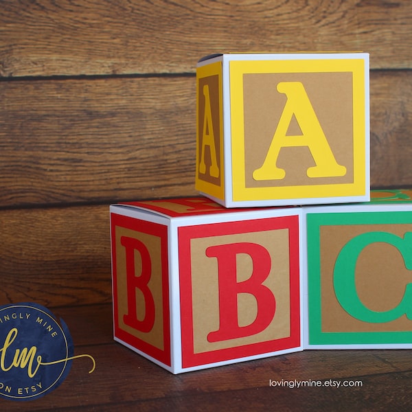 Abc Blocks - Etsy