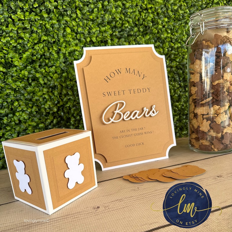 Teddy Bear Favor Box - Etsy